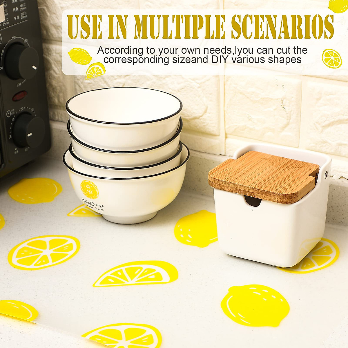 8 Pieces Refrigerator Shelf Liner Drawer Liner for Kitchen Cabinets Washable Refrigerator Mats Eva Non Adhesive Shelf Liners Easy to Cut Drawer Cover Sheet for Fridge Dresser, 17.7 x 11.8 Inch (Daisy)