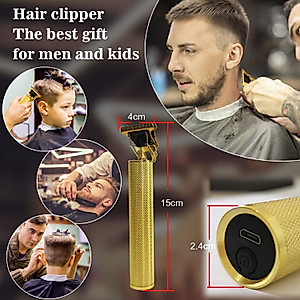 Professional Hair Trimmer For Men Rechargeable Cordless Barbers Clippers Set Zero Beard With Guide Combs Perfect Thanksgiving Christmas Gifts For Men