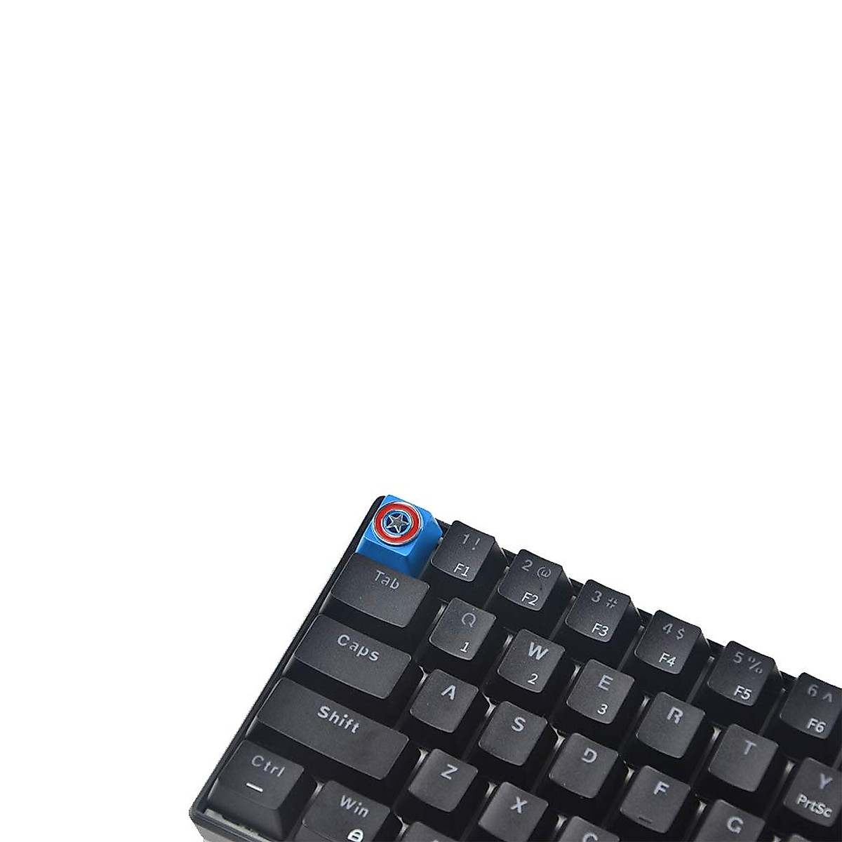 Hidetaka Custom Gaming Keycaps for Cherry MX Switches with Key Puller (Captain America)