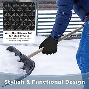 Fycert Winter Gloves Touchscreen Knit Glove Set for Men Women Boys Girls,Warm Thermal Mittens for Cycling Running Skiing,Fashion Warm for Fall Winter Cold Weather