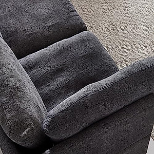 Free Combination Modular Sectional Sofa with Movable Ottoman, U Shaped Down Filled Upholstery Corner Couch with Pillow Backs, Comfy Convertible Cloud Sofa&Couch Bed for Living Room Furniture Sets