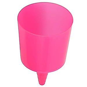 Iconikal Beach Sand Coaster Cup and Beverage Holder Set, Pink, 4-Pack