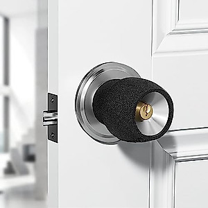 4PCS Round Door Handle Covers - Anti-Scald Door Knob Cushion Cover - Door Handle Protector for Summer and Winter