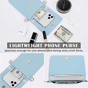 seOSTO Cell Phone Purse, Lightweight Small Wallet Purses And Handbags With 2 Shoulder Strap For Women