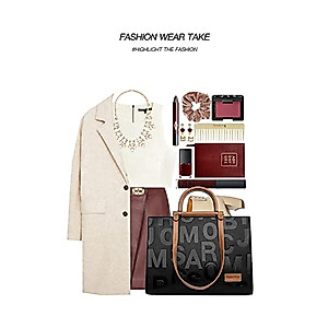 AIWendy Shoulder Bag Concealed Carry Purses and Handbags For Women Leather Crossbody Bags (Large(34 * 13 * 25 cm))