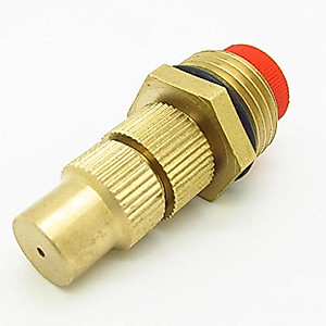 Irrigation System Copper Nozzle,1/2 inches Agricultural Mist Spray Misting Nozzle Male, Pack of 5