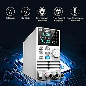 ITECH Variable DC Power Supply 60V/5A/100W Adjustable Lab Bench Power Supply Coarse and Fine Adjustments CC & CV Mode IT6720