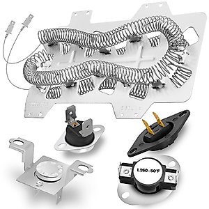 【Upgraded】DC47-00019A Dryer Heating Element for Samsung DV45H7000EW/A2 DV40J3000EW/A2 DV42H5000EW/A3 DVE50M7450W/A3 DV42H5200EW/A3 DV48H7400EW/A2 DVE50R5400V/A3 DV42H5200EP/A3