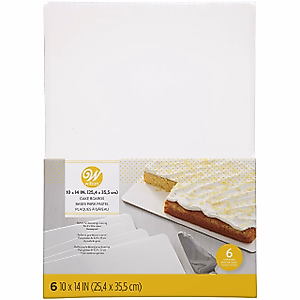 Wilton Cake Board 10X14 6Ct