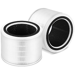 Cabiclean 2-Pack Core 200S Replacement Fil-TER, Compatible with LEVOIT Core 200S Smart WiFi Ai-r Purifi-er, 3 Stages True H13 HEPA Fi-lter, Compare Part# Core 200S-RF