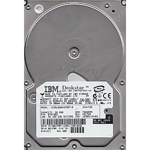 IC35L020AVER07-0, PN 07N7402, MLC H31728, IBM 20GB IDE 3.5 Hard Drive