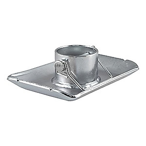 CURT 28272 Trailer Jack Foot, Fits 2-Inch Diameter Tube, Supports 2,000 lbs