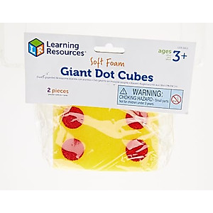 Giant Soft Cubes Dot 2/pk 5 Inch Cube Square