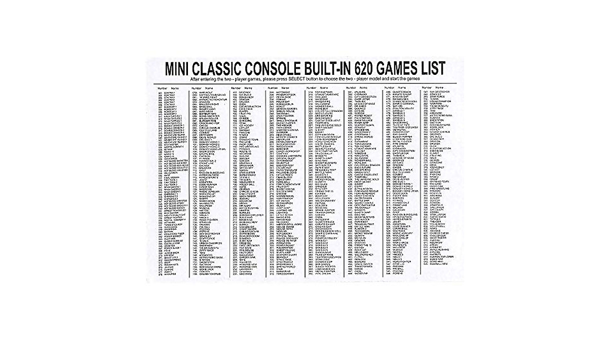 Reiso Retro Game Console with 620 Classic Games | Nostalgic Fun