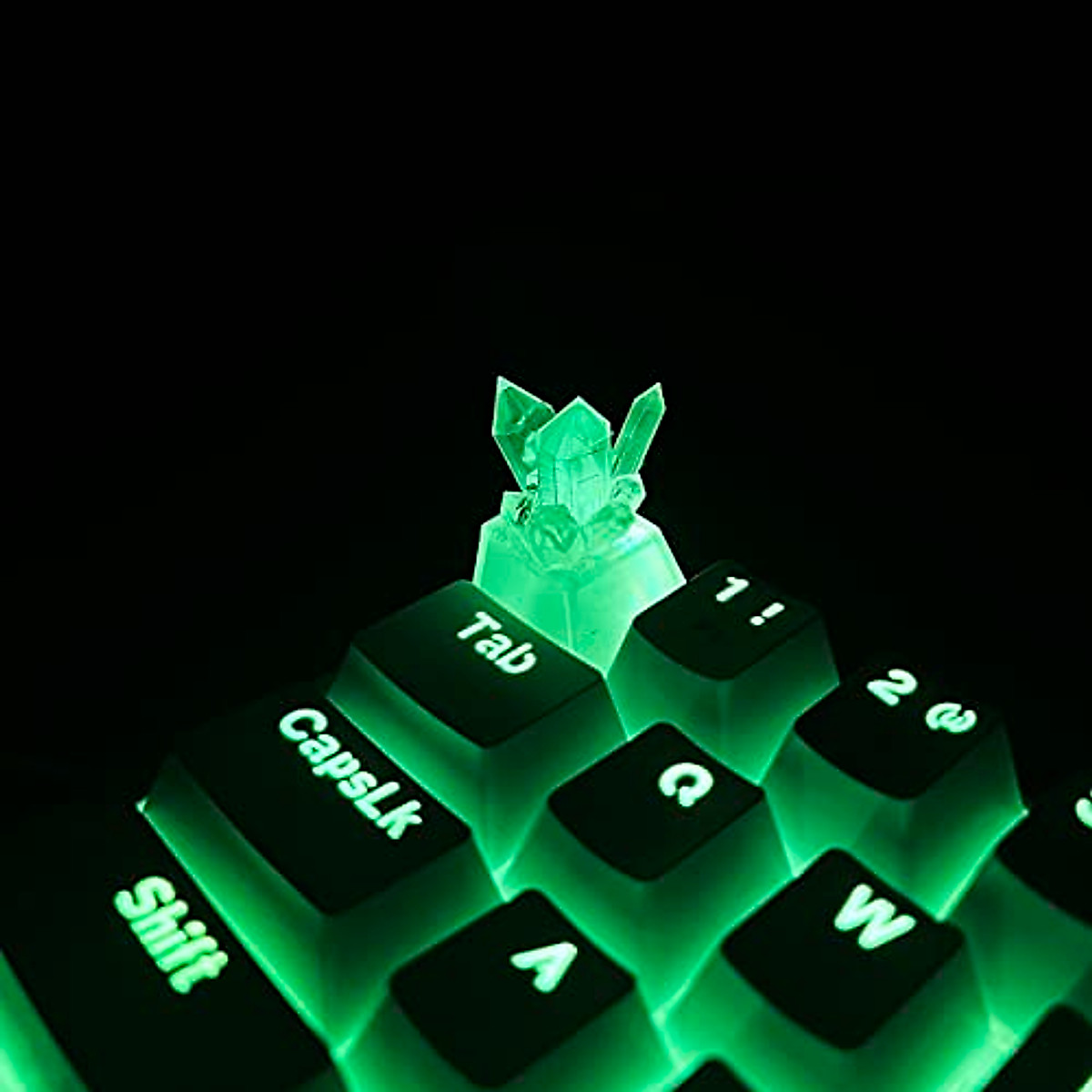 Custom Keycap for Mechanical Gaming Keyboard - Design Glass - Artisan Cherry MX Made in Resin with Universal Compatibility - Unique Gift Idea
