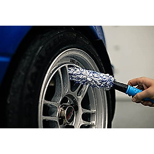 Barrel Blade - Microfiber Wheel Brush - Flat Head, Removable Cover, Firm and Bendable