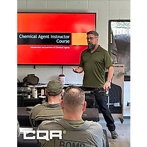 CQR Men's Polo Shirts, Tactical Short Sleeve Golf Performance Shirts, Lightweight Dry Fit UPF 50+ Pique, Frost Essential Army Green, X-Large