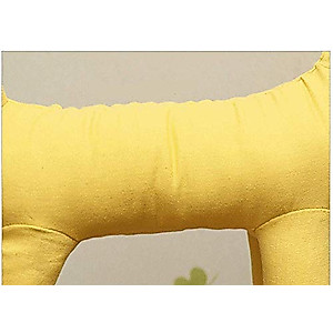 LITFAD Dimmable Floor Lamp Cartoon Lion Design 51" Tall Standing Light Modern Floor Light with Fabric Shade for Kids Room / Bedroom,Yellow