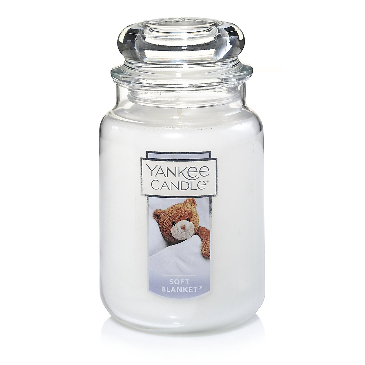 Yankee Candle Soft Blanket Scented, Classic 22oz Large Jar Single Wick Candle, Over 110 Hours of Burn Time