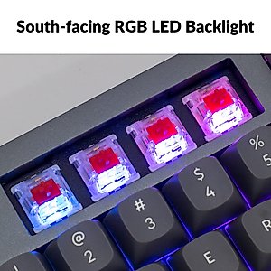 Keychron Q3 QMK/VIA Wired Custom Mechanical Keyboard, Full Aluminum Tenkeyless Layout 87 Keys, Programmable Macro with Hot-swappable Gateron G Pro Blue Switch, Compatible with Mac Windows Linux (Grey)