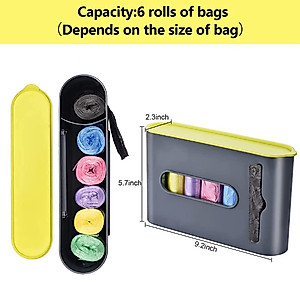 NewGtuizi Trash Bag Holder,Trash Bag Dispenser with Lid Punch-Free,Garbage Bag Dispenser Garbage Bag Holder for Cabinet, Garbage Bag Dispenser Under Sink - Trash Bag Organizer for Home Or Shops