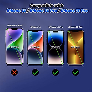 ZEROLEMON Battery Case for iPhone 14 Pro/ 13 Pro/ 14 6.1-Inch, 10000mAh Wireless Charging Supported, RuggedJuicer Portable Extended Battery Charger Cover with Rugged Case for iPhone 14 Pro/13 Pro/14