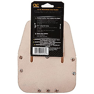 Custom Leathercraft 464 Heavy Duty Measuring Tape Holder, 16-30 in.,tan