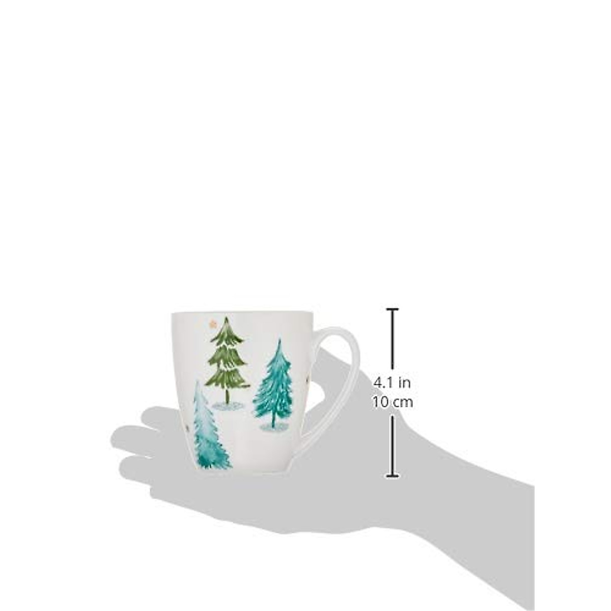 Lenox 880069 Balsam Lane 4-Piece Mug Set