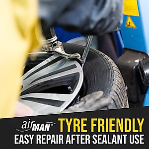 AIRMAN Tire Repair Sealant 450ml UNIBOTTLE - Tire Repair Sealant Can Be Used with Any Compressor