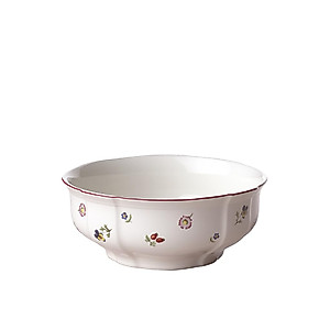 Villeroy & Boch 1023953170 Petite Fleur Bowl, 21 cm, Premium Porcelain, White/Colourful