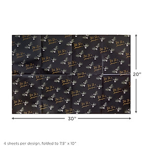 Hallmark Christmas Flat Wrapping Paper Sheets with Cutlines on Reverse (12 Folded Sheets with Sticker Gift Tags) Metallic Gold, Sage Green, Black, Rustic Snowmen, Snowflakes, Tis the Season"
