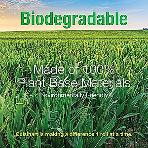 Cuisinart Universal Biodegradable Vacuum Food Saver Sealer Bags (VSB-BD112C), 2-Pack, 11" inch x 10’ ft. Rolls, BPA Free, Microwave & Freezer Safe, Keep Food Fresh Longer