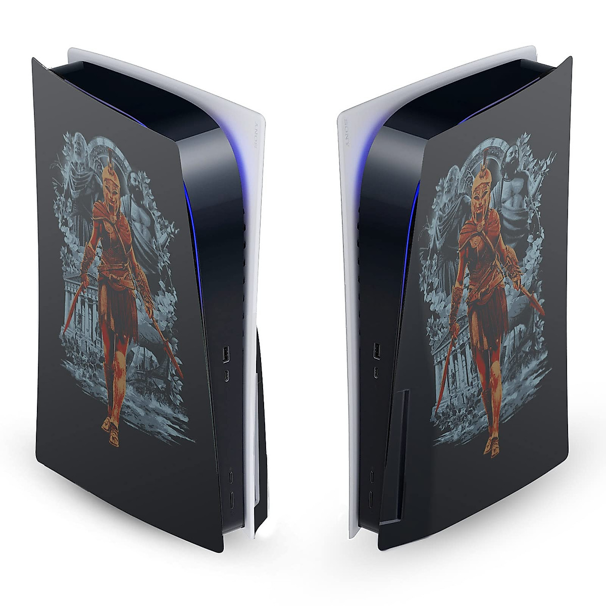 Head Case Designs Officially Licensed Assassin's Creed Kassandra Vine Odyssey Artwork Matte Vinyl Faceplate Sticker Gaming Skin Case Cover Compatible with Sony Playstation 5 PS5 Disc Edition Console