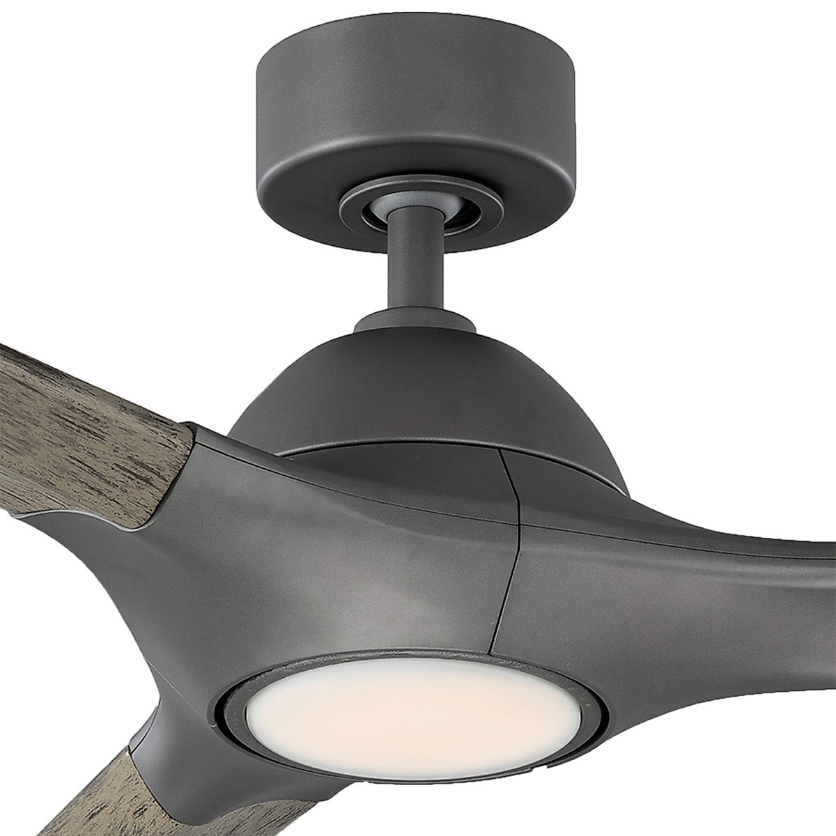 Woody Smart Indoor and Outdoor 3-Blade Ceiling Fan 72in Oil Rubbed Bronze/Dark Walnut with 3000K LED Light Kit and Remote Control works with Alexa, Google Assistant, Samsung Things, and iOS or Android App
