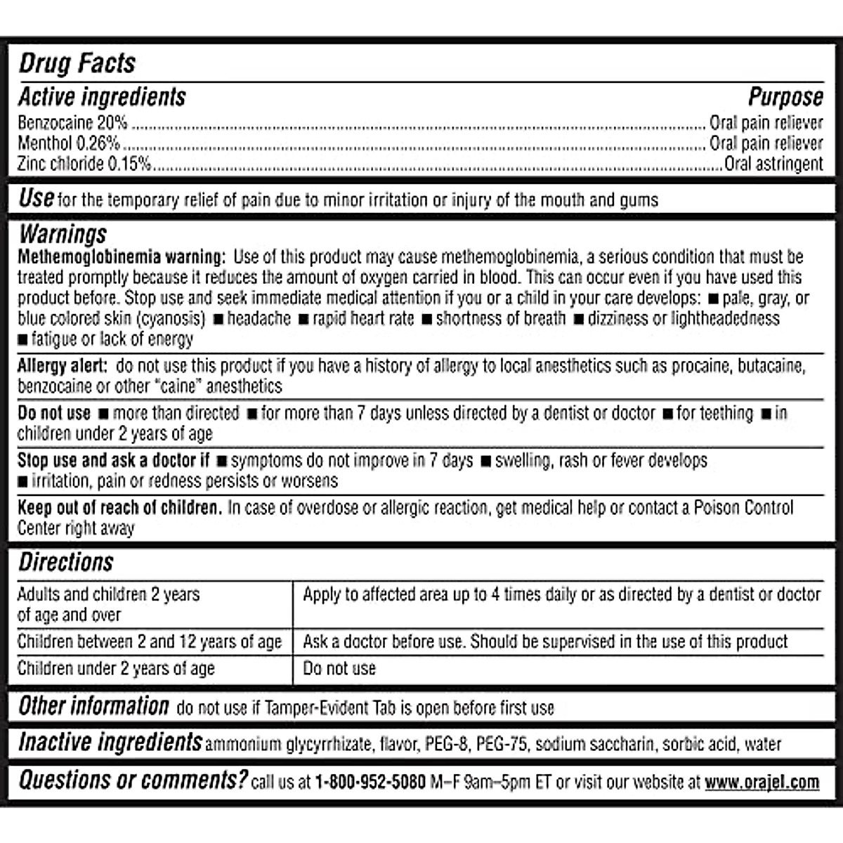 Orajel 3X for Toothache & Gum Pain: Maximum Gel Tube 0.42oz - From #1 Oral Pain Relief Brand - Orajel for Instant Pain Relief