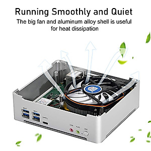 msecore Mini PC with Core i9-9880H 8 Cores Upto 4.8GHz, 32GB DDR4 RAM, 1T NVME SSD Desktop Computer, 4K@60Hz, HDMI, DP, Dual Monitor Capable, Wi-Fi 6, Bluetooth 5.1, Windows 11 Pro