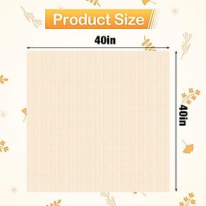 40" × 40" Large Overlocking Tufting Cloth with Marked Lines- Primary Monk's Cloth Punch Needle Fabric for DIY Rug-Punch Tufting Gun