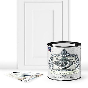 ALL-IN-ONE Paint, 2 Quart Cabinet Paint Bundle and Tool Kit - Cashmere