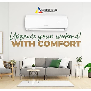 Confortotal 12000 BTU Mini Split Air Conditioner and Heat Pump 110V Ductless with WIFI