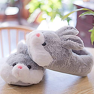 Caramella Bubble Kids Classic Bunny Slippers,Cute Animal Anti Slip House Shoes for Boy and Girl,Rabbit Slippers Christmas Halloween Easter Gifts