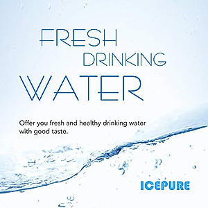 ICEPURE 3US-AF01 Under Sink Water Filter, Compatible with Standard Filtrete 3US-AF01, 3US-AS01, Whirlpool WHCF-SRC, WHCF-SUFC, WHCF-SUF, Pack of 1