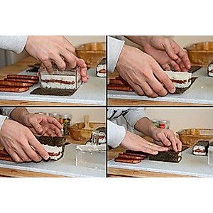 AZM Displays Blue Large Musubi Sushi Maker Mold Non Stick