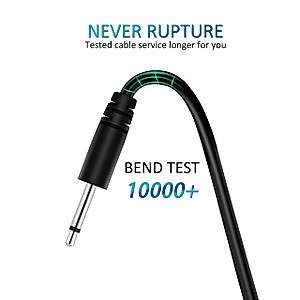 Bicmice 2.7Ft USB DC Charging Cable 2.5mm DC Charger Cord Fast Charging Replacement Cable-2 Pack