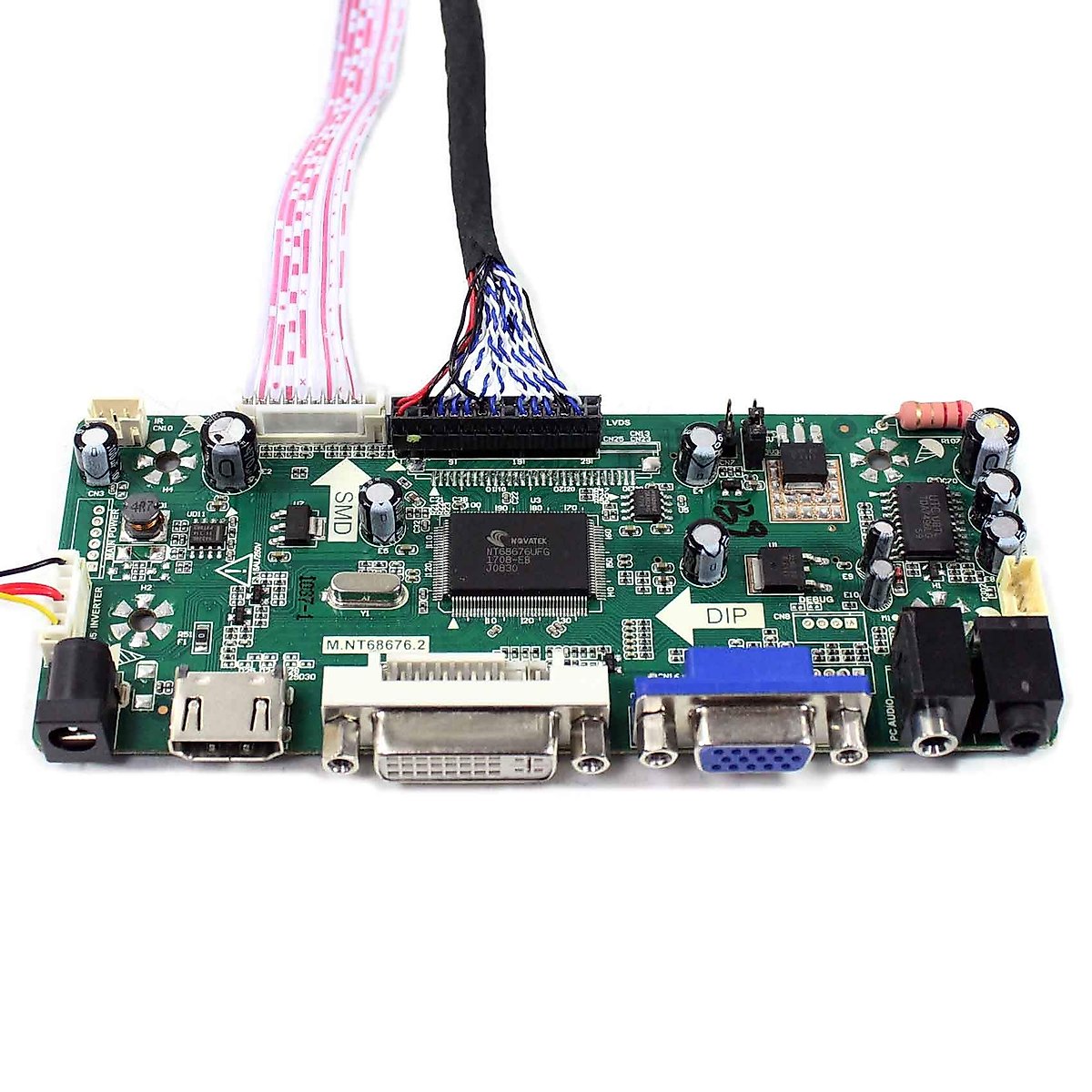 HDMI DVI VGA Audio LCD Controller Board Work for 15.6inch 1366x768 G156XW01 V3 G156BGE-L01 G156XTT01.1 LCD Screen