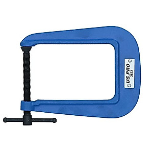 2" (50mm) Deep Throat (3-1/2") G Clamp Grip Holder Clamp Vice Clamping 1 Pack