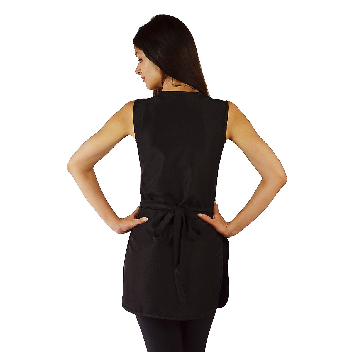 Ladybird Line Waterproof Cobbler Apron Hair Resistant with Zippered Bottoms Ideal for Hair Stylists & Pet Groomers