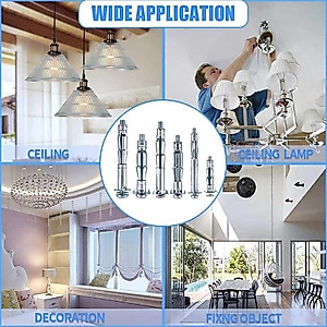 Expansion Screw,Stainless Steel Expansion Bolts, Screws, Screws,Expansion Bolts Drywall Anchor Plasterboard Cavity Plug Dowel Hollow Wall Anchor for Ceiling Expansion Screws Gypsum Board Holes (5PCS)