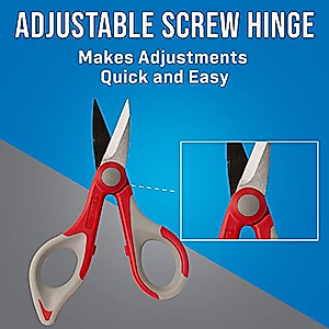 Jonard Tools JIC-186 Wire & Kevlar Ergonomic Fiber Optic Cutter, 6" Length