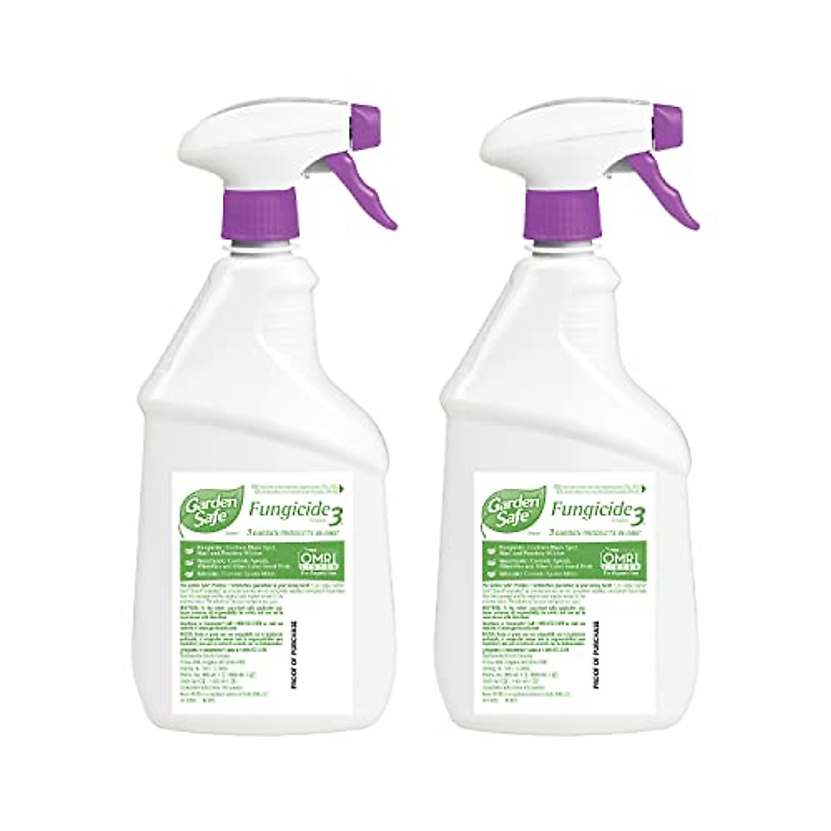 Garden Safe Brand Fungicide3, Ready-to-Use, 24-Ounce, 2 Pack
