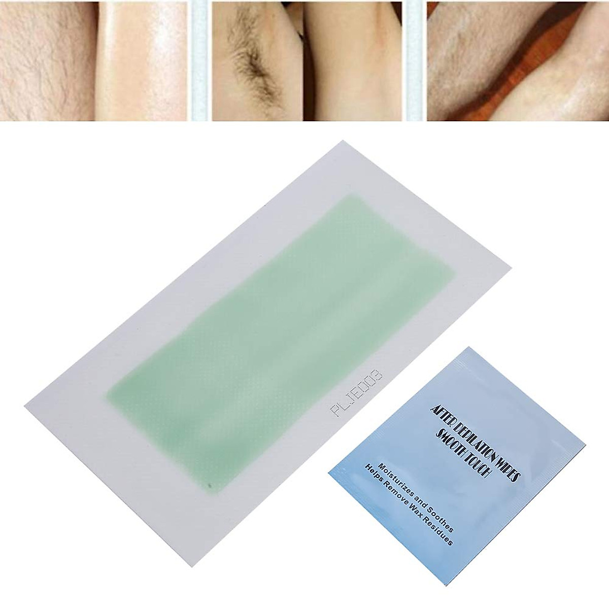 40 Sheet/Pack Disposable Professional Hair Removal Tool Depilatory Paper Epilator Women Wax Strip Paper, Depilatory Strips Paper for Women Men